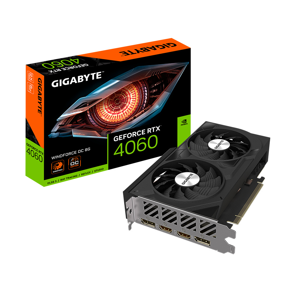 Tarjeta De Video NVIDIA GeForce RTX 4060 WINDFORCE OC 8GB GDDR6 2xHDM Tarjeta De Video NVIDIA GeForce RTX 4060 WINDFORCE OC 8GB GDDR6 2xHDM